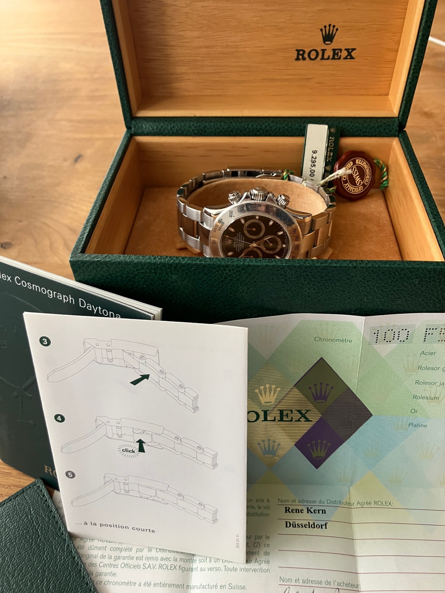 Rolex Daytona 116520 Full Set LC 100