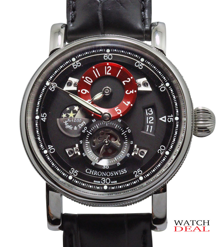 CH-8763-BKRE Chronoswiss Flying Regulator Night and Day